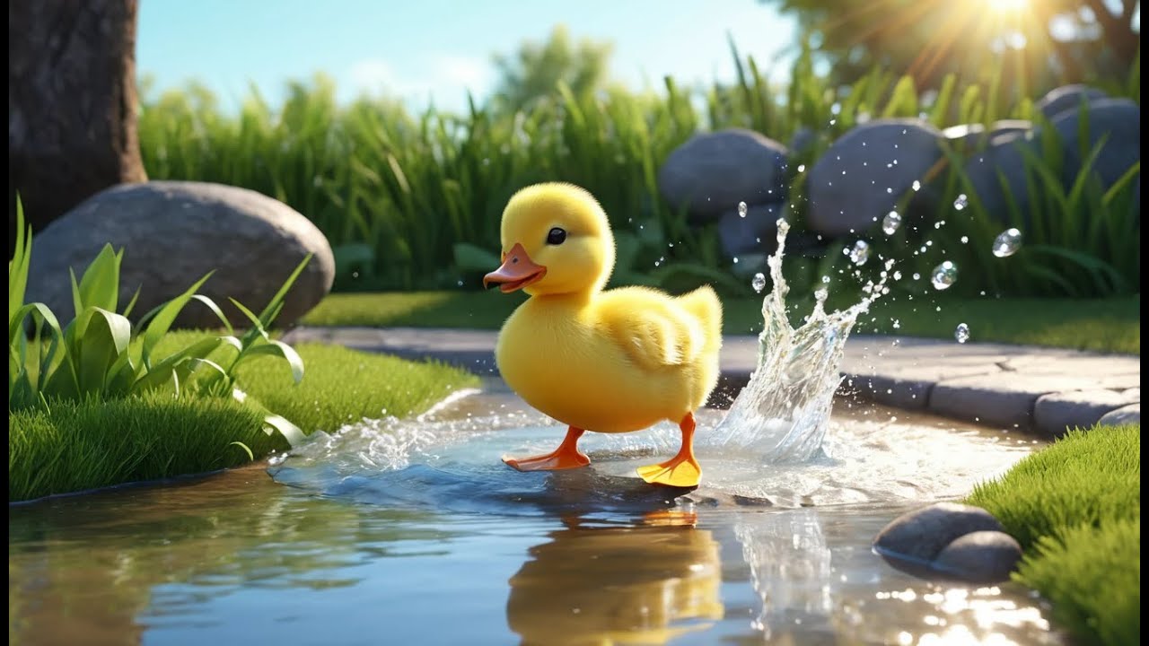 Baby Duck, Quick, Quick, Quick | Fun Duck Song for Kids | Playful ...