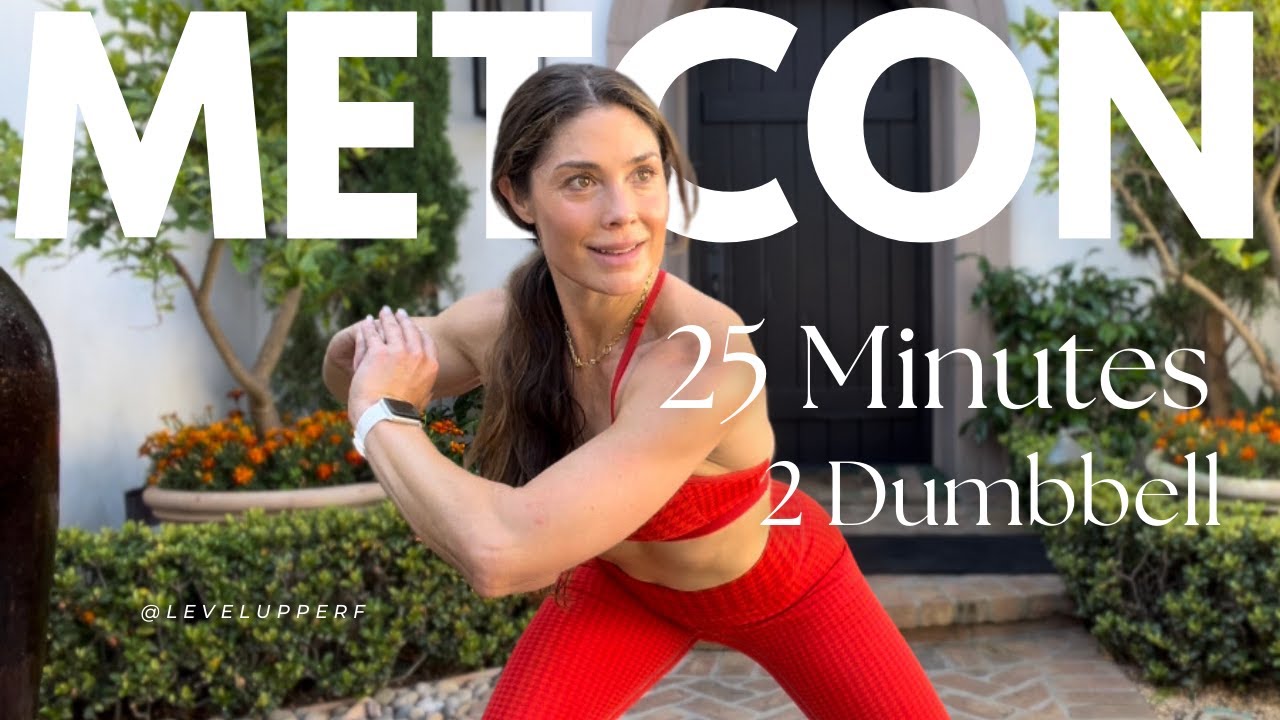 25 Minute Body Sculpt Workout - Full Body - 2 Dumbbells - MetCon - YouTube
