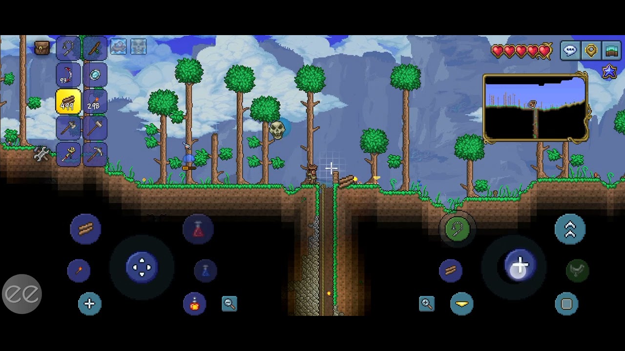First terraria gameplay - YouTube