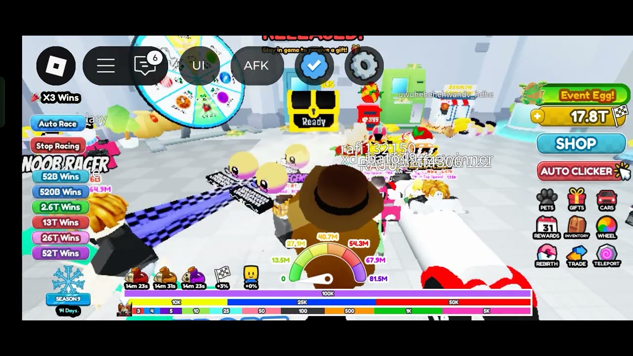 Roblox race click play game - YouTube