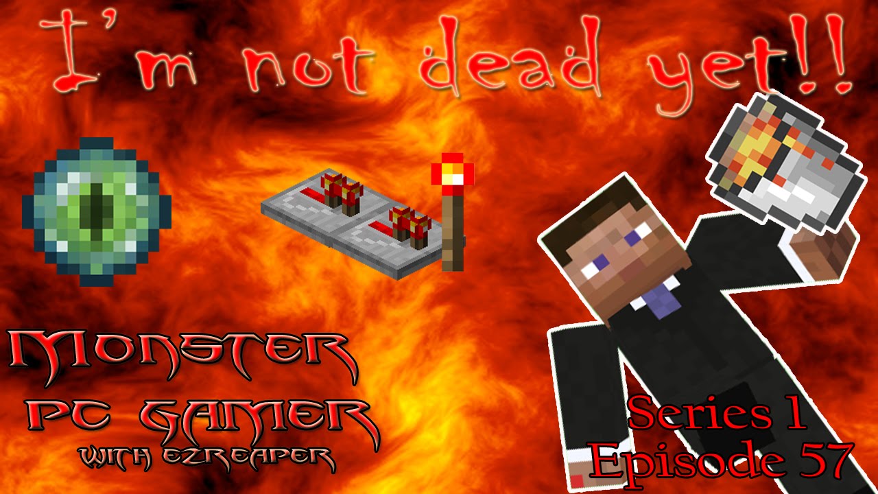I'm not dead yet! Minecraft S01E57: Lava Moat! - YouTube