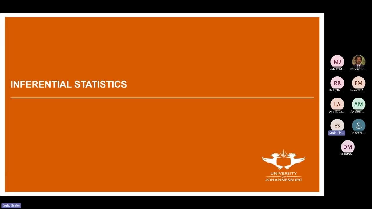 Statistical Analysis Inferential Statistics and Regression Analysis - YouTube