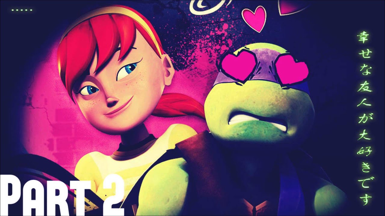TMNT 2012 COLLAB ||Couple April x Donnie||Louder ♥ - YouTube