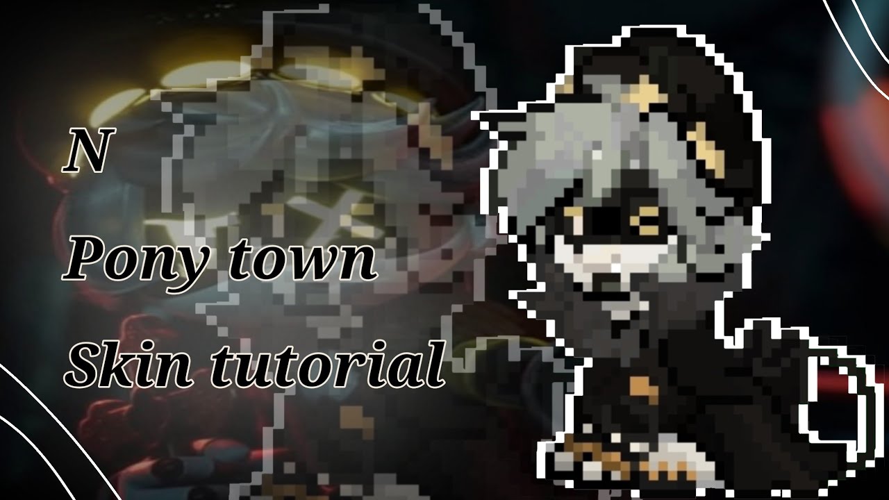N murder drones pony town Skin tutorial 🖤 ️ - YouTube