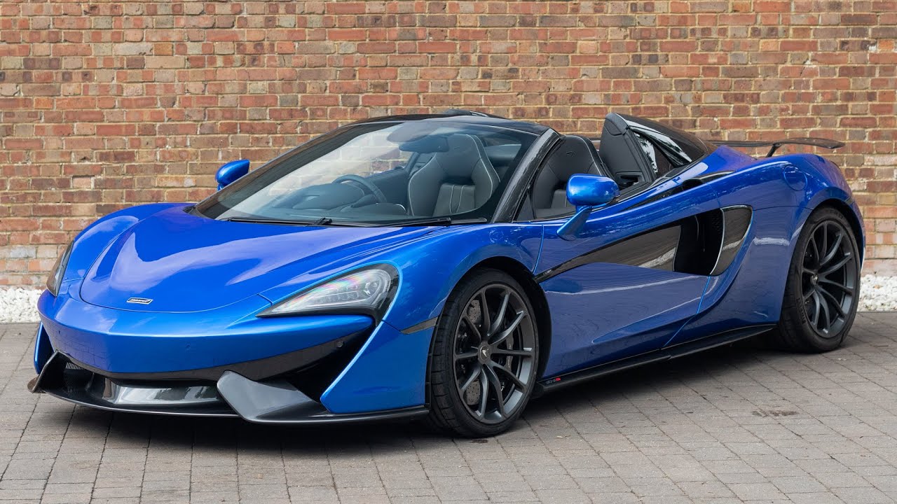 McLaren 570s Spider - Vega Blue - Walkaround & Interior | Romans ...