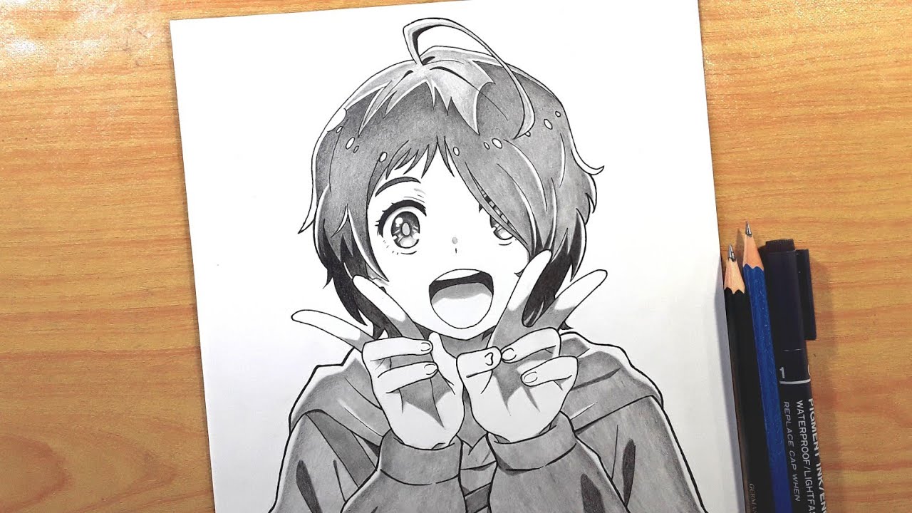 How to Draw Ai Ohto [ Wonder Egg Priority] - Step by Step - YouTube
