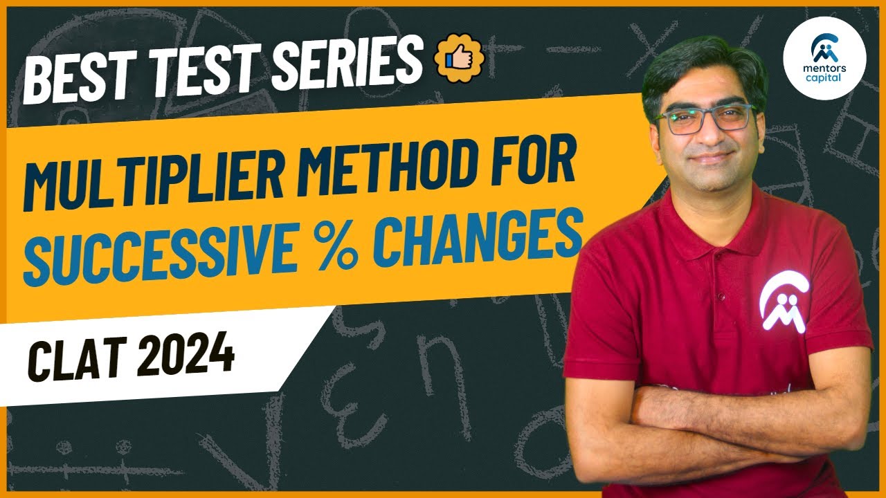 Quant Theory | Multiplier method for Successive Percentage changes | DI ...