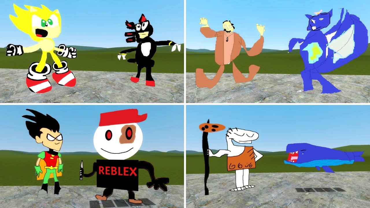 NEW 2D SANIC CLONE MEMES NEXTBOT THAT DON'T HAVE A 3D PART 3 - YouTube