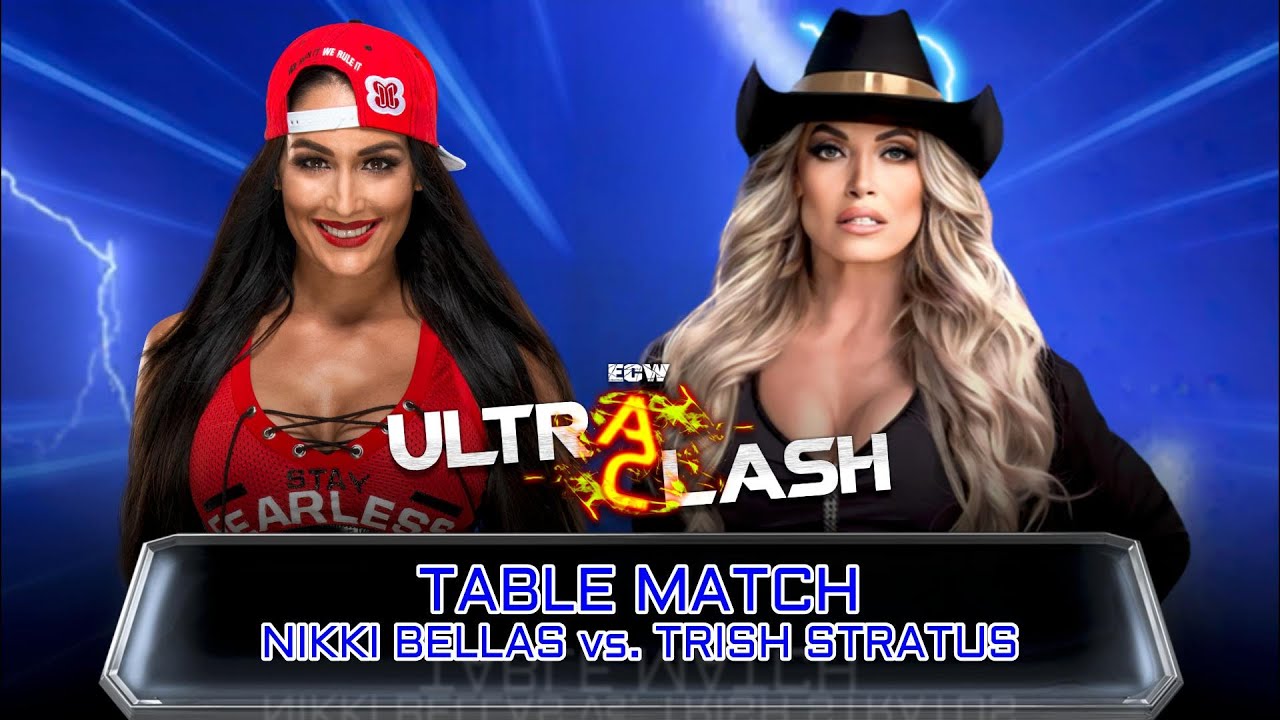 SINGLE MATCH: Trish Stratus VS. Nikki Bella | ECW Ultra Clash 2024 Part ...
