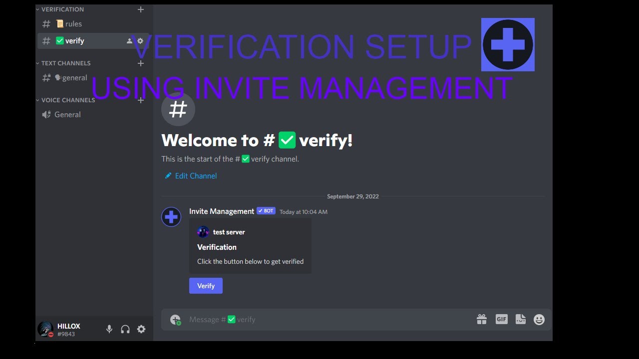 How to setup verification with Invite management. - YouTube