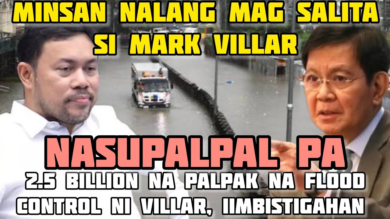 2.5 BILLION PALPAK NA FLOOD CONTROL NI MARK VILLAR SA LAS PINAS ...