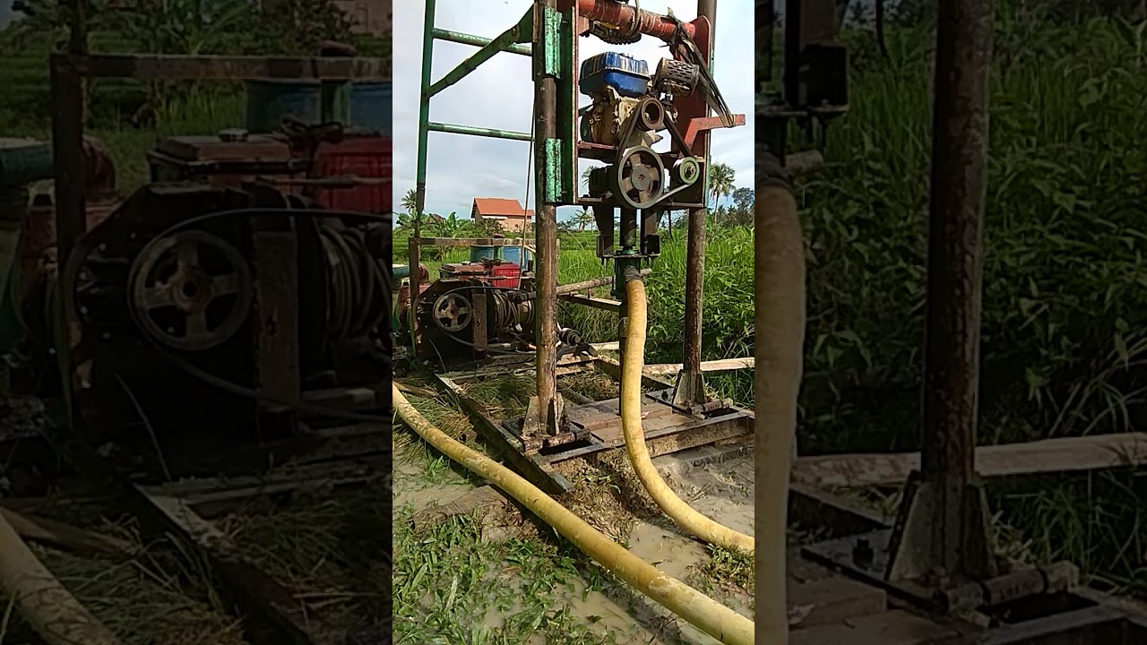 Alat bor sumur sederhana - YouTube