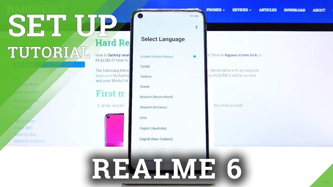 Set Up REALME 6 – Activation & Configuration - YouTube