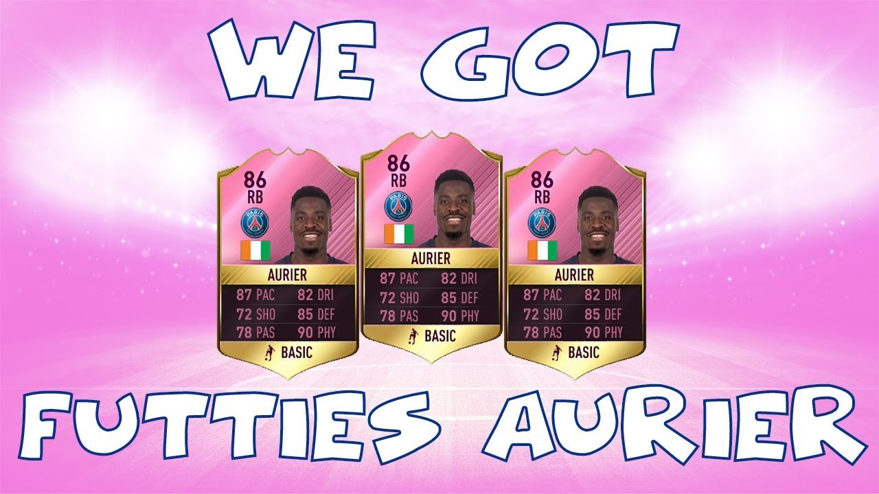 FUTTIES WINNER 86 AURIER SQUAD BUILDER CHALLENGE COMPLETED FIFA 17 ...
