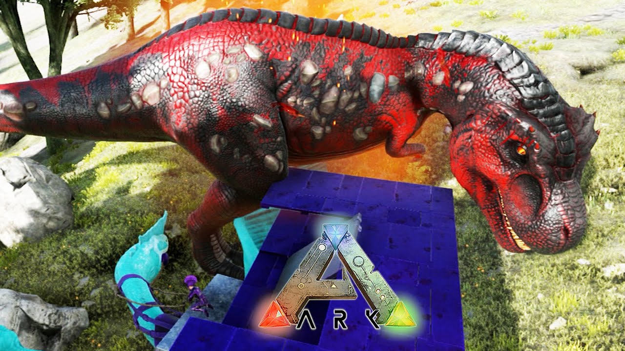 QUETZAL VS T-REX ALPHA!! VIAJE A LA NIEVE! - VillaTuber #51 - ARK ...