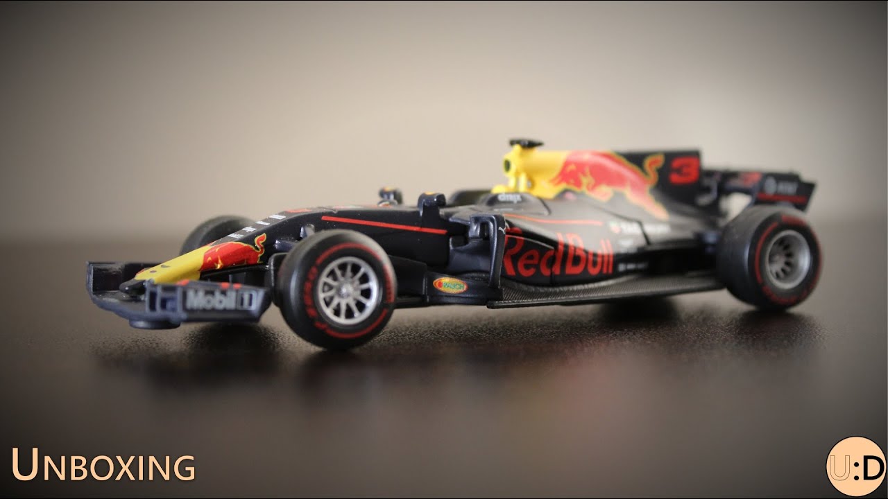 F1 Red Bull RB13 Daniel Ricciardo Unboxing | 1:43 Bburago | Diecast ...