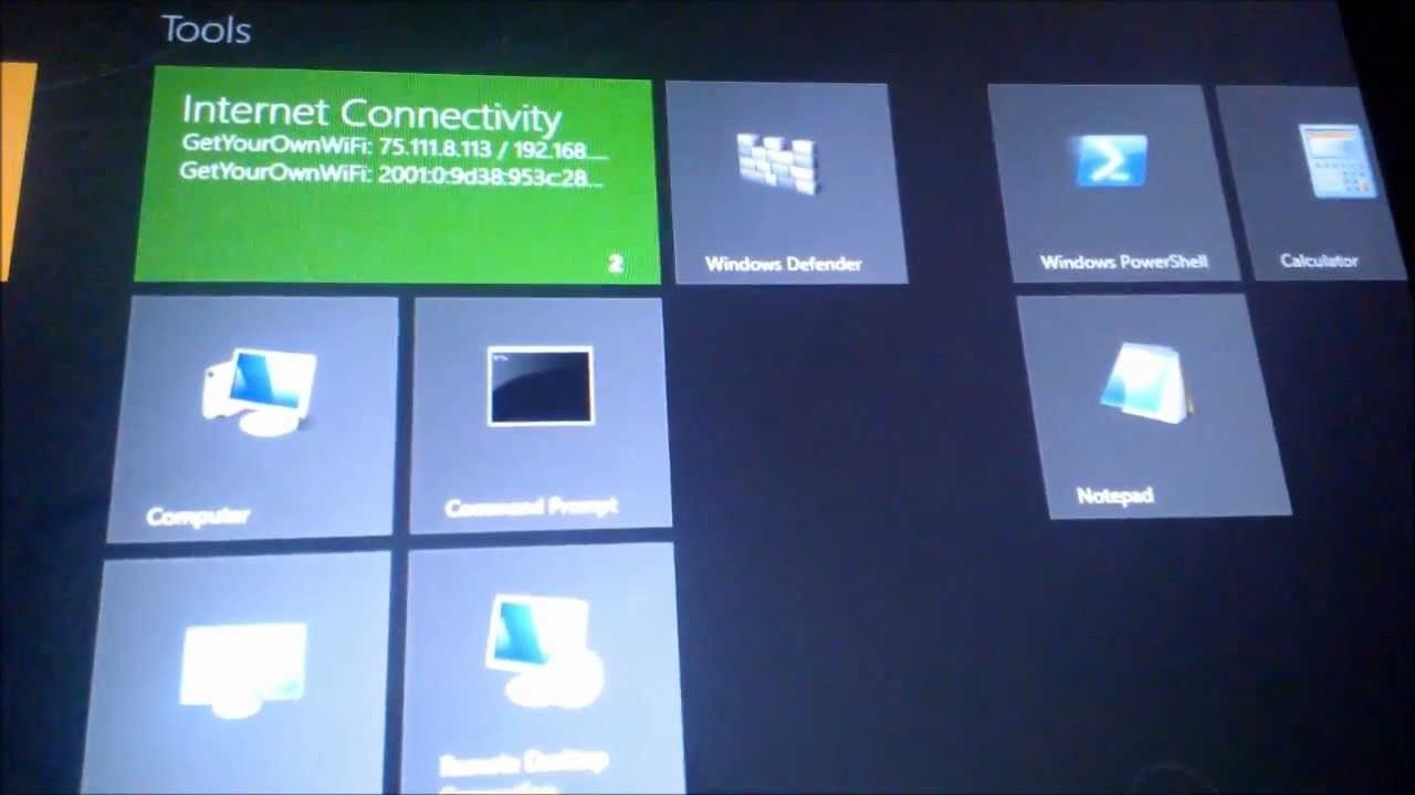 Creating Groups of Tiles on Start Screen for Surface RT - YouTube