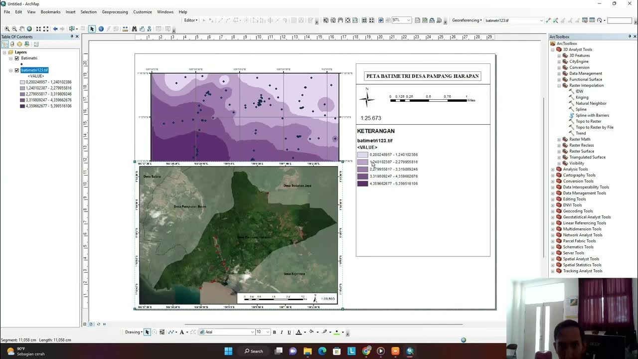 Tutorial : Pembuatan Peta Batimetri - YouTube