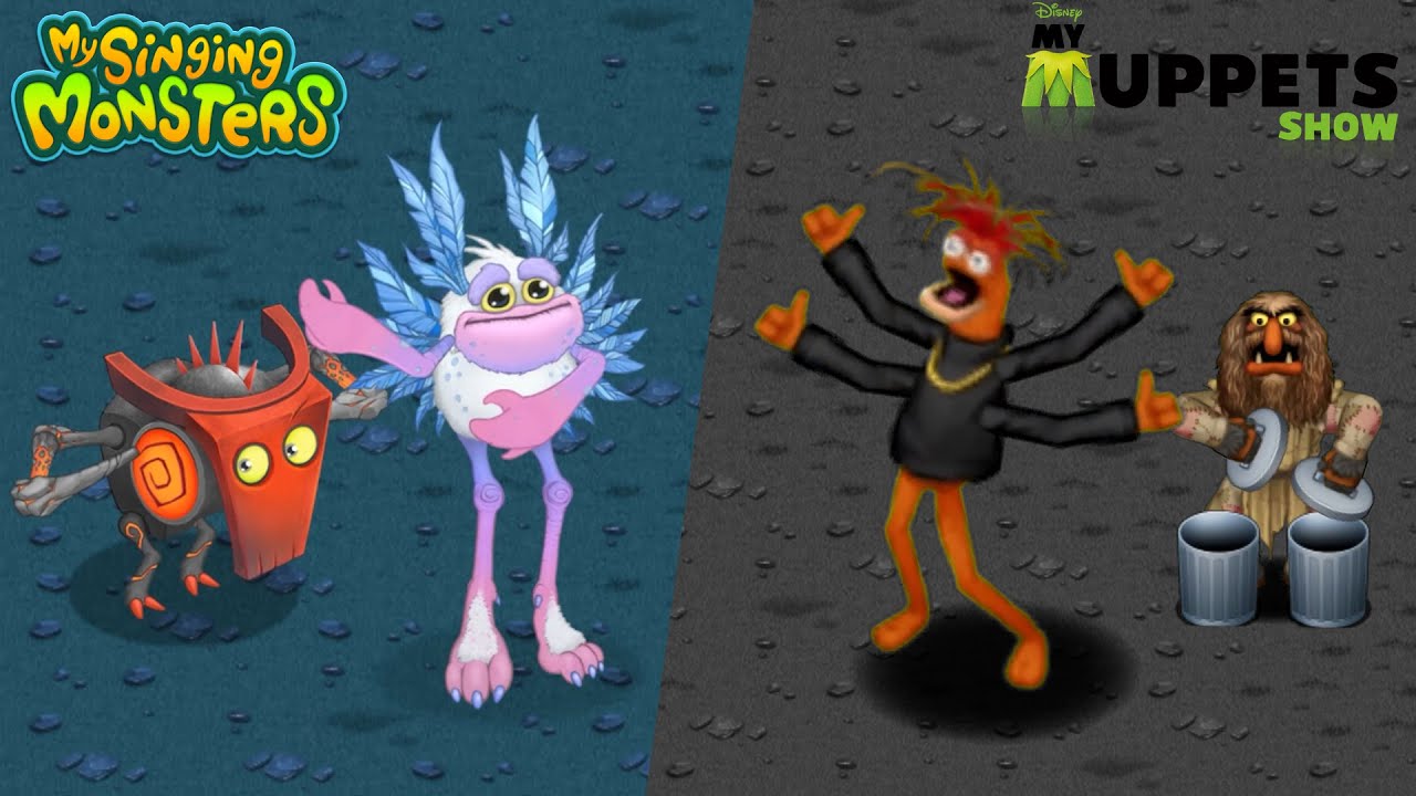 Whajje, Tympa and Pepe, Sweetums | My Singing Monsters and My Muppets ...