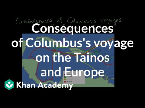Consequences of Columbus's voyage on the Tainos and Europe | Safe ...
