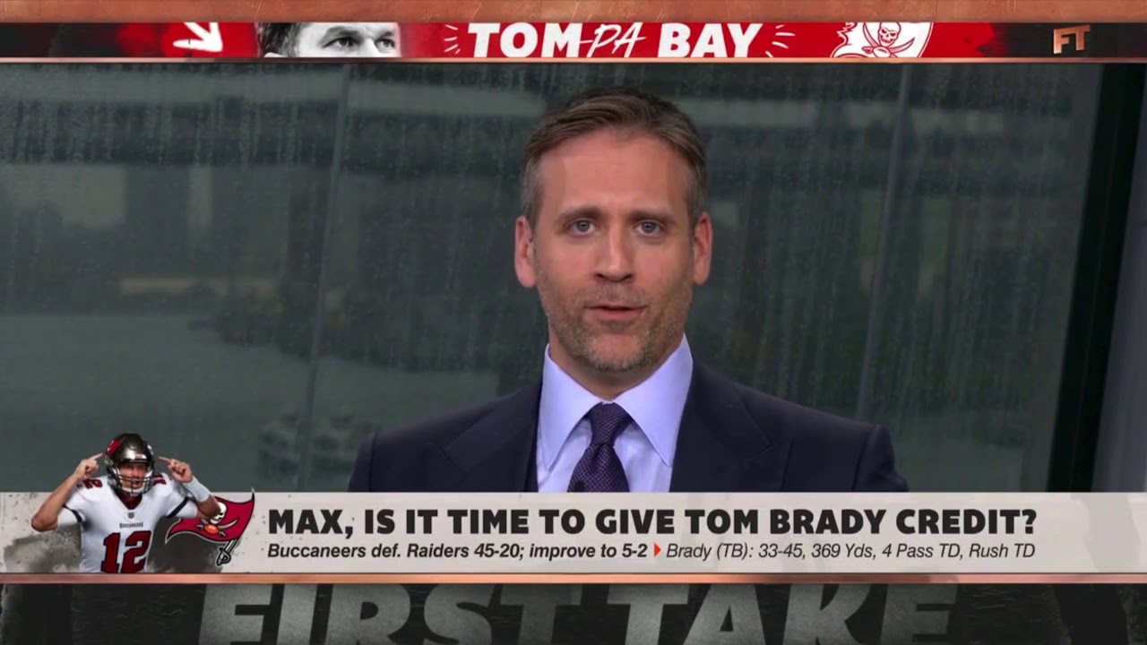 Max Kellerman admits he was wrong about Tom Brady! - YouTube