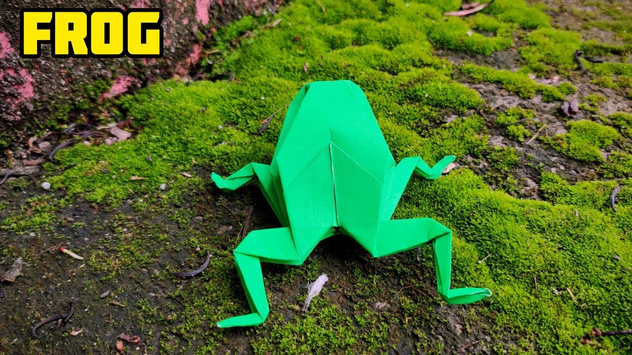 Origami Frog | Origami Animals | Origami Tutorial | Paper craft - YouTube