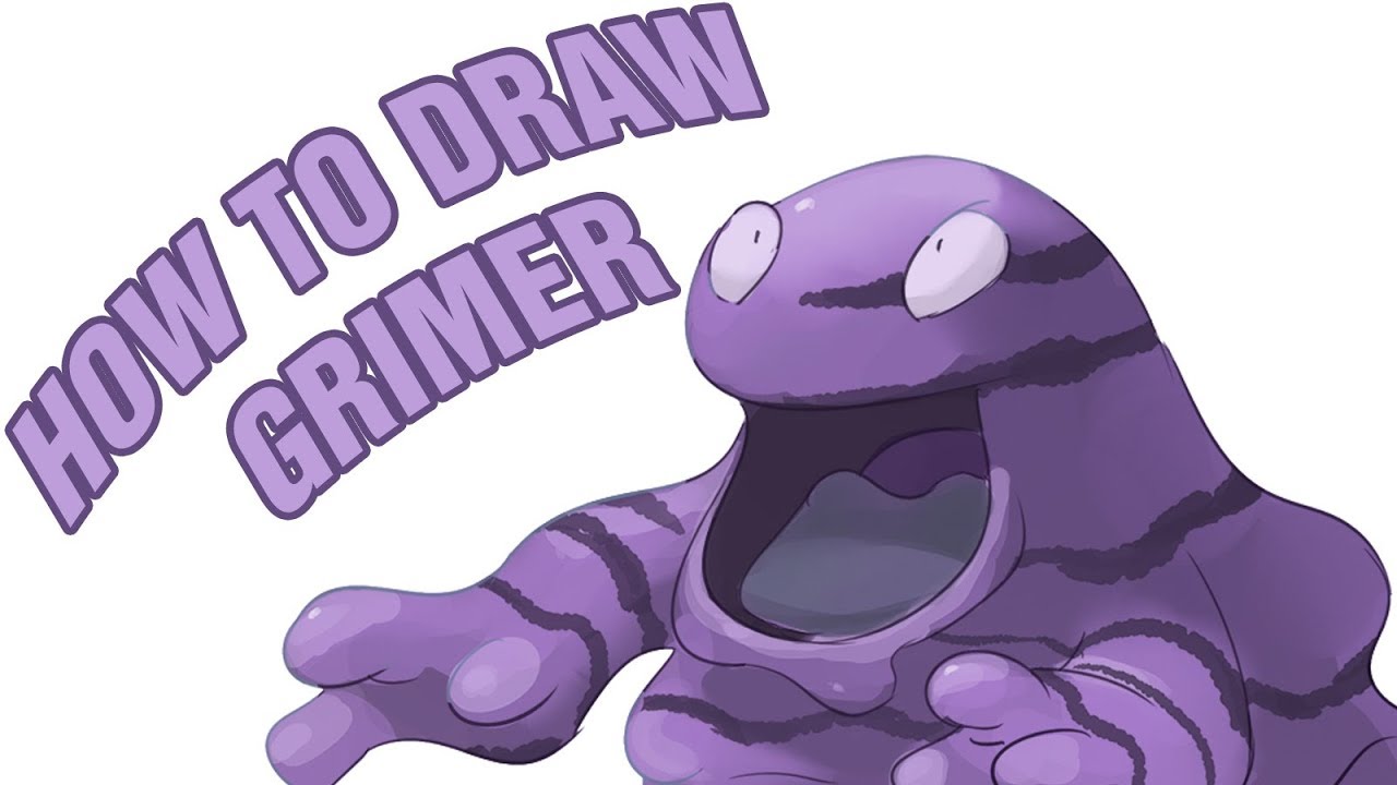 How To Draw Grimer | Pokemon | Drawing Process | Entry #088 - YouTube