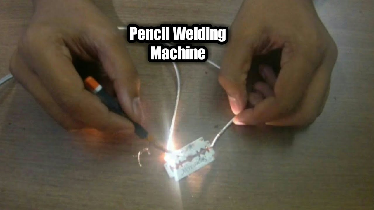 How To make Welding machine with pencil|Make welding machine at home ...