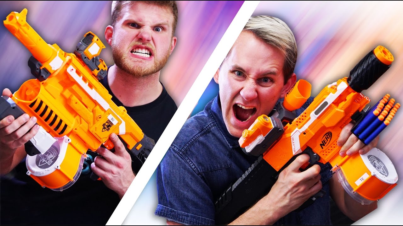 NERF Build Your Weapon Challenge! - YouTube