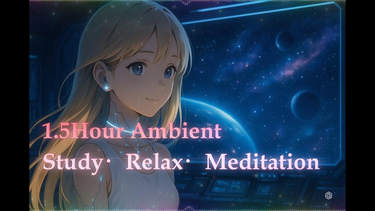 1.5 Hour Ambient Music for Deep Focus & Relaxation | Study, Meditation ...