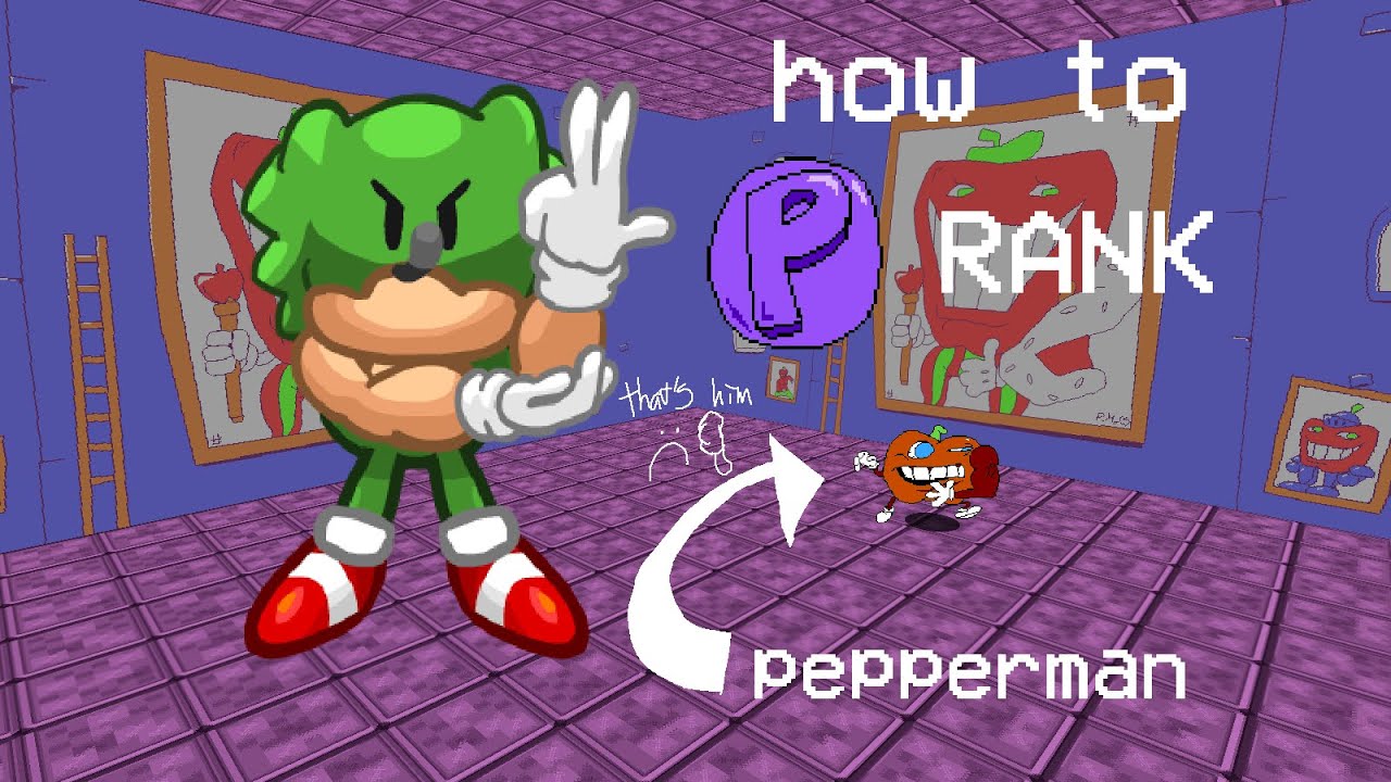 how to p rank pepperman boss fight - YouTube