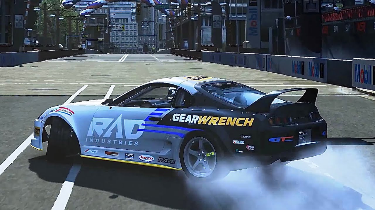 Rad Dan Supra Drifting 5th Gear thru Downtown Chicago 🏙 (4K) Assetto ...