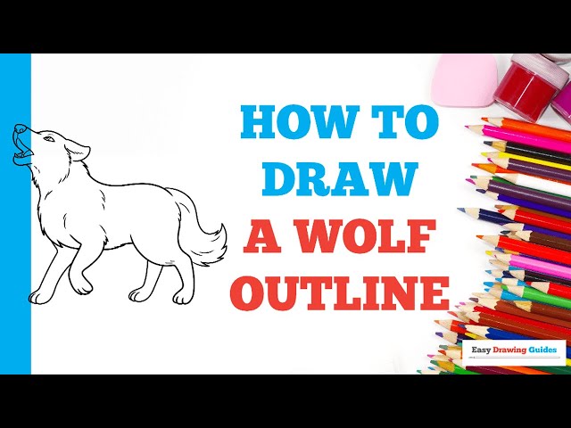 Wolf Drawing Outline Easy 5,100+ Wolf Outline Stock Illustrations,