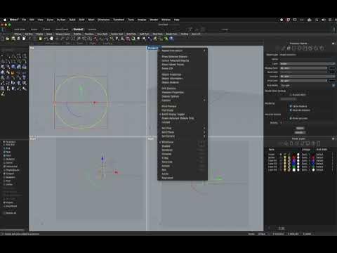 03 Rhino Extrude 2D Curves - YouTube