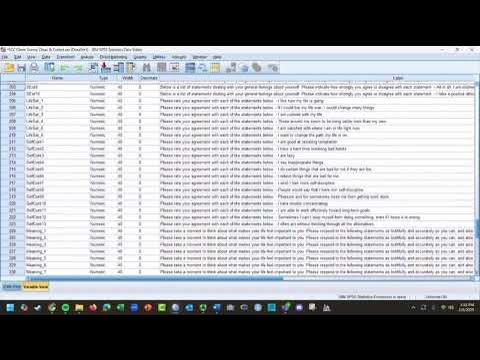 Using Multi-Item Survey Scales: Reverse Coding, Cronbach's Alpha, and Mean Scale Scores in SPSS ...