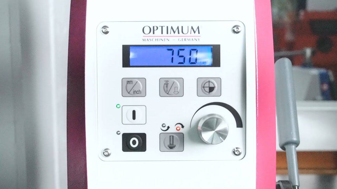 Perceuse à colonne - Optimum DX 17 E - YouTube