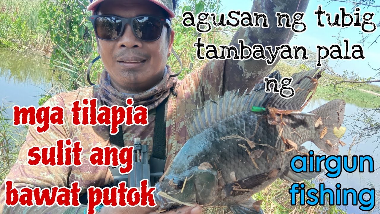 Agusan ng Tubig Tambayan pala ng mga Tilapia sulit ang Bawat Putok ...