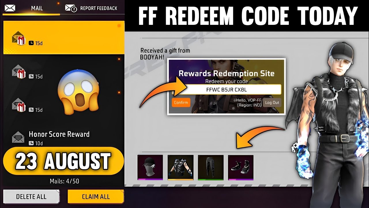 ff new exclusive bundle redeem code today - YouTube