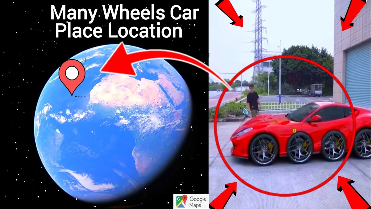 I Found Many Wheels Car 🚗 Places Location Google Earth and Google Maps ...