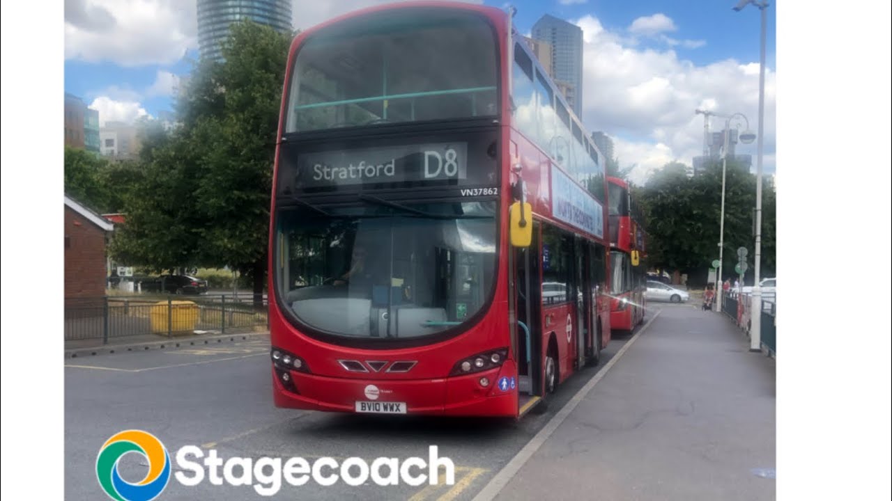 *RE-EDITED* FRV: D8 | Stratford- Crossharbour | BV10 WVZ Stagecoach ...