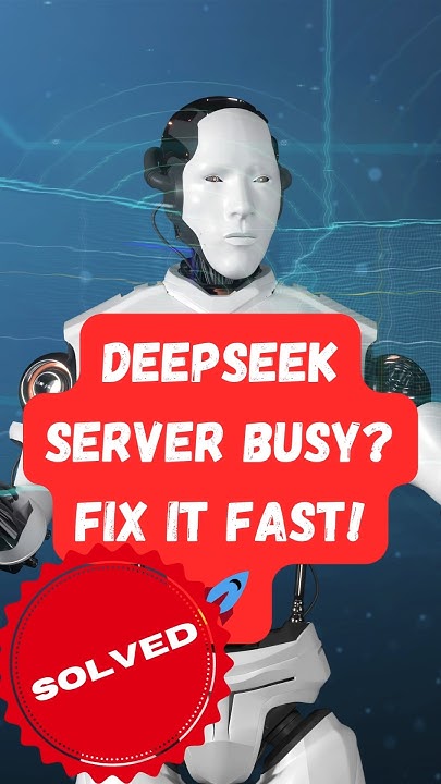 DeepSeek Server Busy? FIX IT FAST! 🚀 #short #deepseek #ai #serverproblems #problem #solved - YouTube