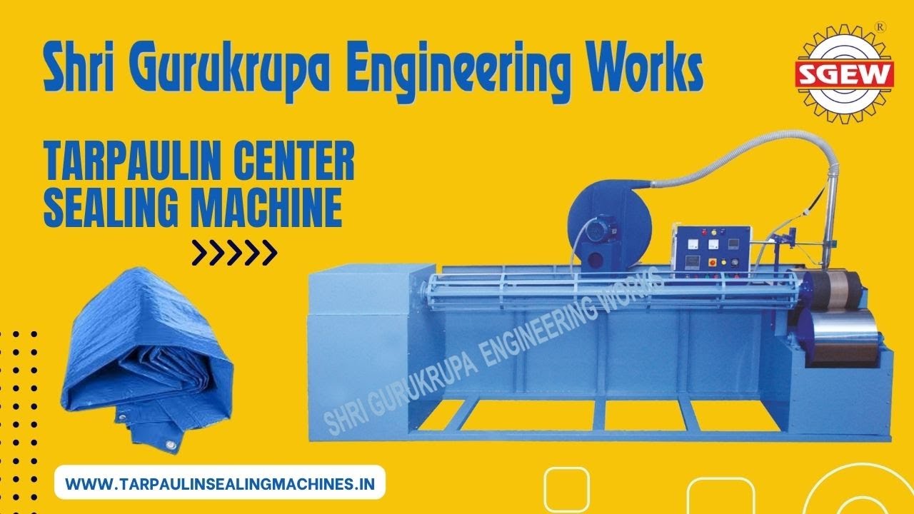 Tarpaulin center sealing machine / Tadpatri Making Machine / I Shri ...