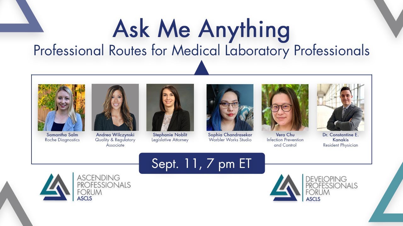 Ask Me Anything: Different Professional Routes for Medical Laboratory ...