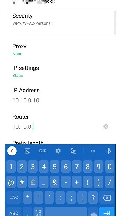 Quick WiFi Static IP in Android, No DHCP #shorts #shortsfeed #youtubeshorts #trending - YouTube
