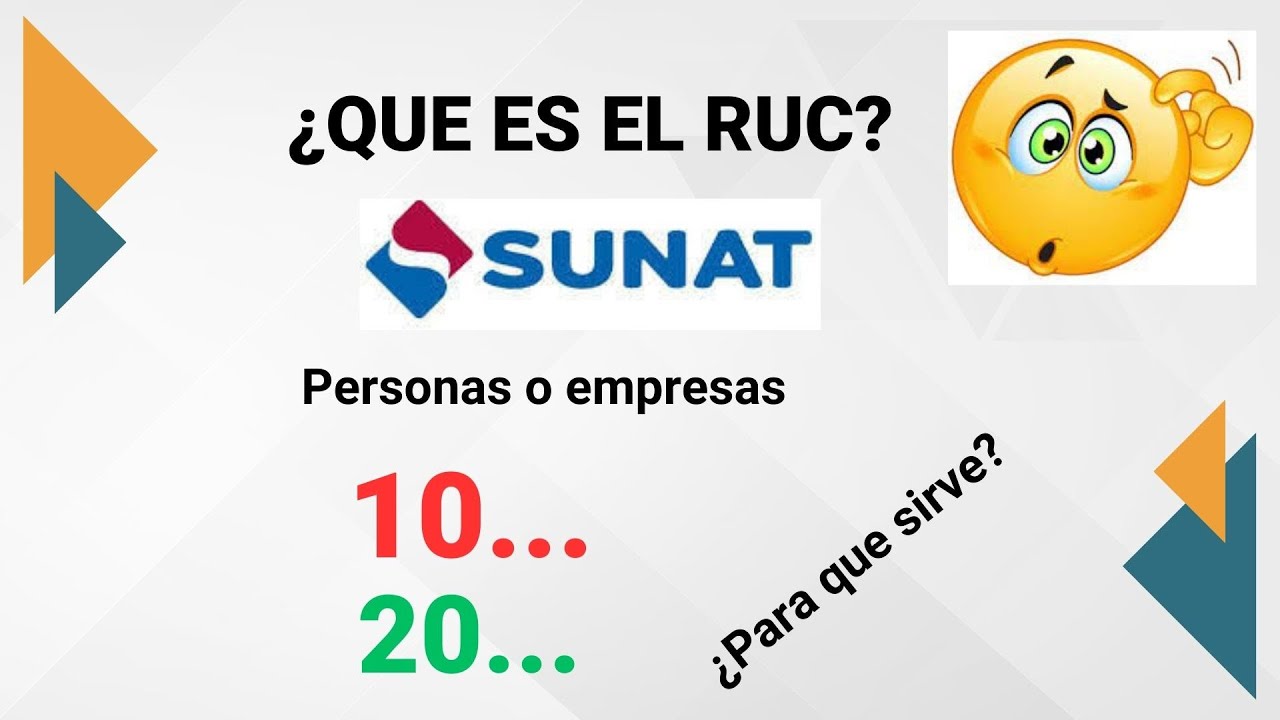 ¿Que es el RUC? (Registro único del contribuyente) 😱😄😄😄 - YouTube