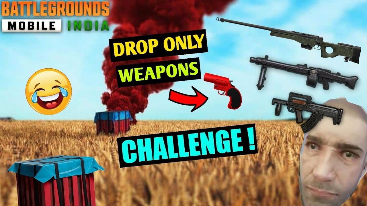 Drop only weapon challenge in BGMI 😆😆 ll Gone wrong 🤡🤡ll Battle beast Yash - YouTube