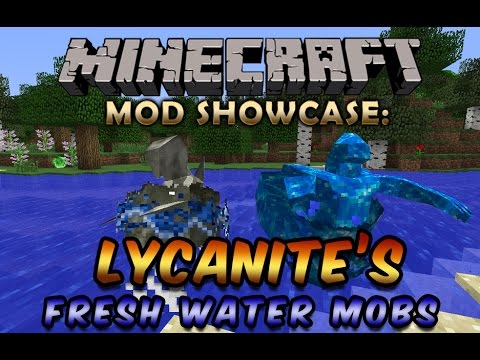 Minecraft ModShowcase:Lycanite's Mob:Freshwater - YouTube