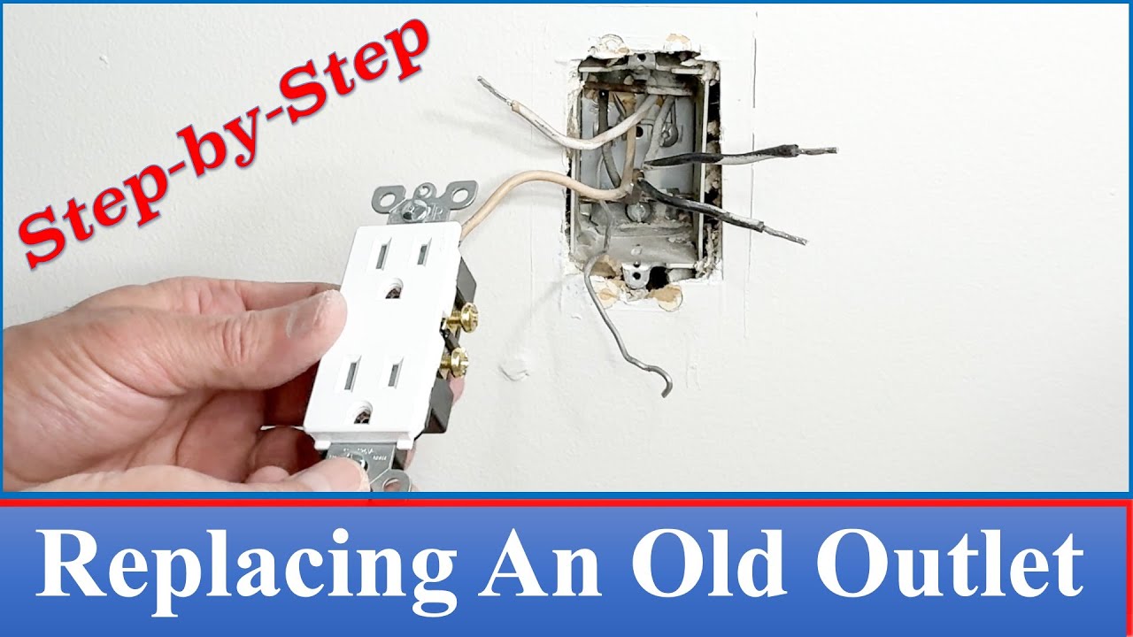How To Install An Outlet or Receptacle In An Old House. - YouTube