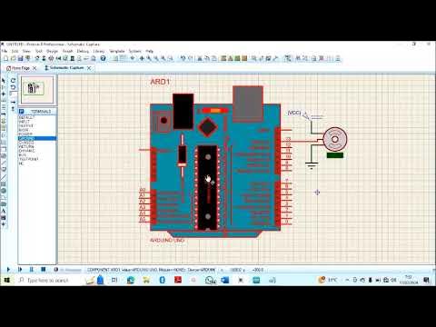 Simulasi Kontrol Motor Servo Arduino Dengan Aplikasi Proteus - YouTube