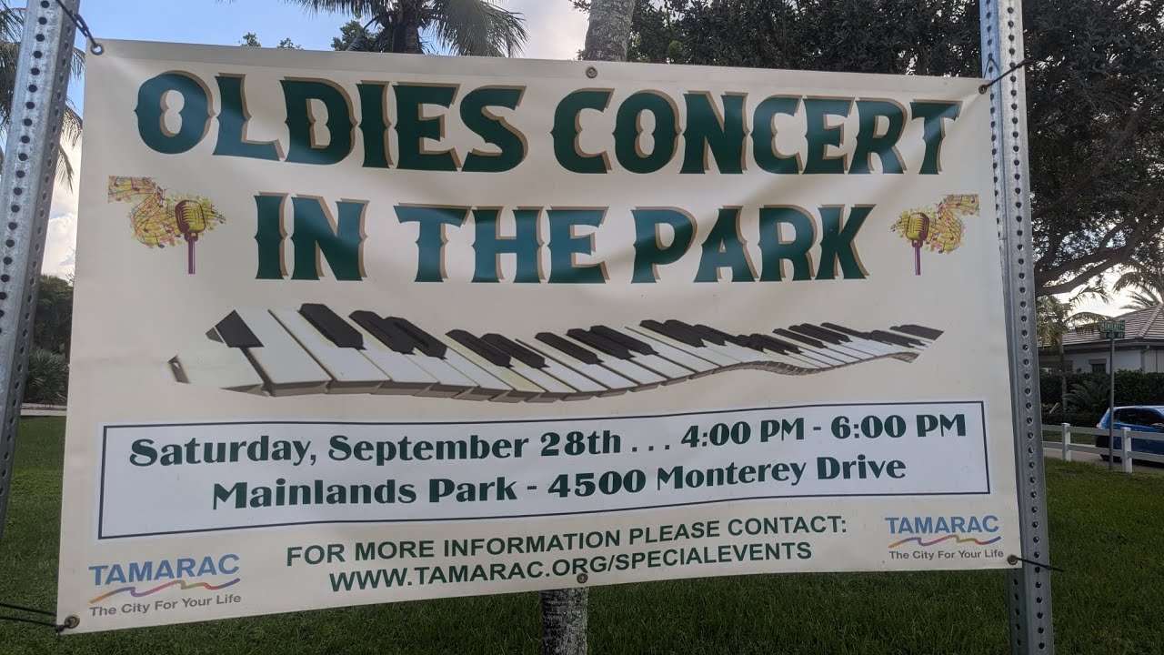 Oldies Concert in the Park Ft The Fabulons | Songs by Tom Jones, Everly ...